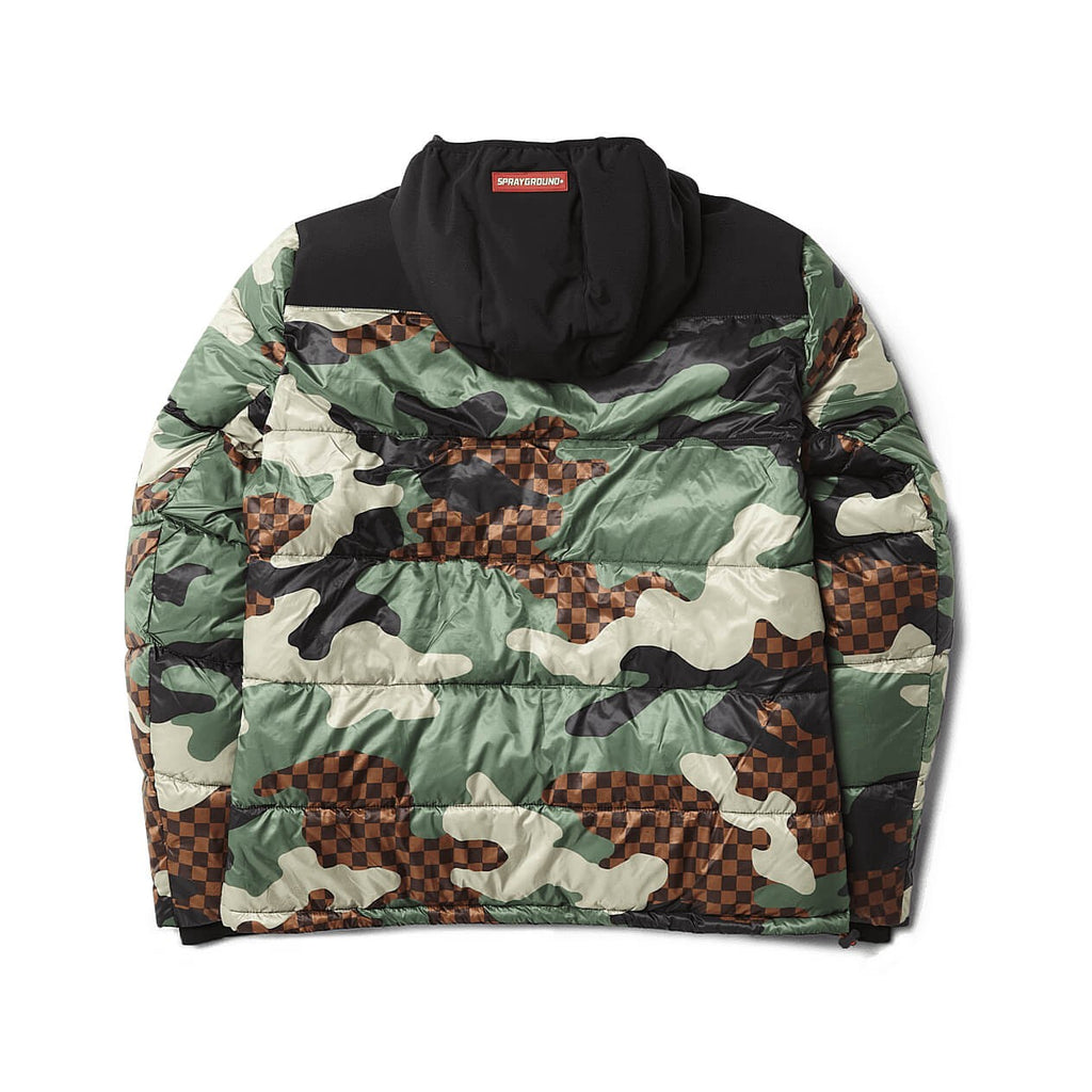 Sprayground Down Jacket Check Camo – BBALLTOWN